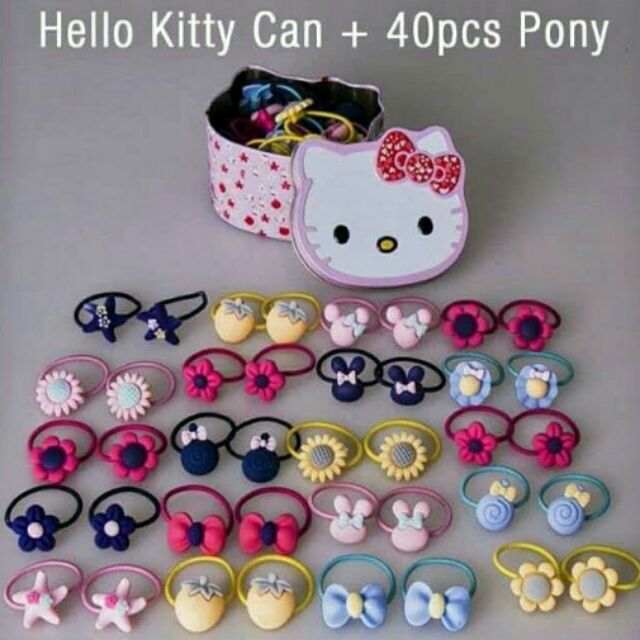 HELLO KITTY PONYTAIL SET | Shopee Philippines