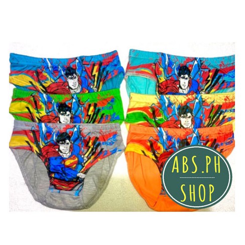 Kids Brief For Boy 2-6Years Old (12 pcs per pack) | Shopee Philippines