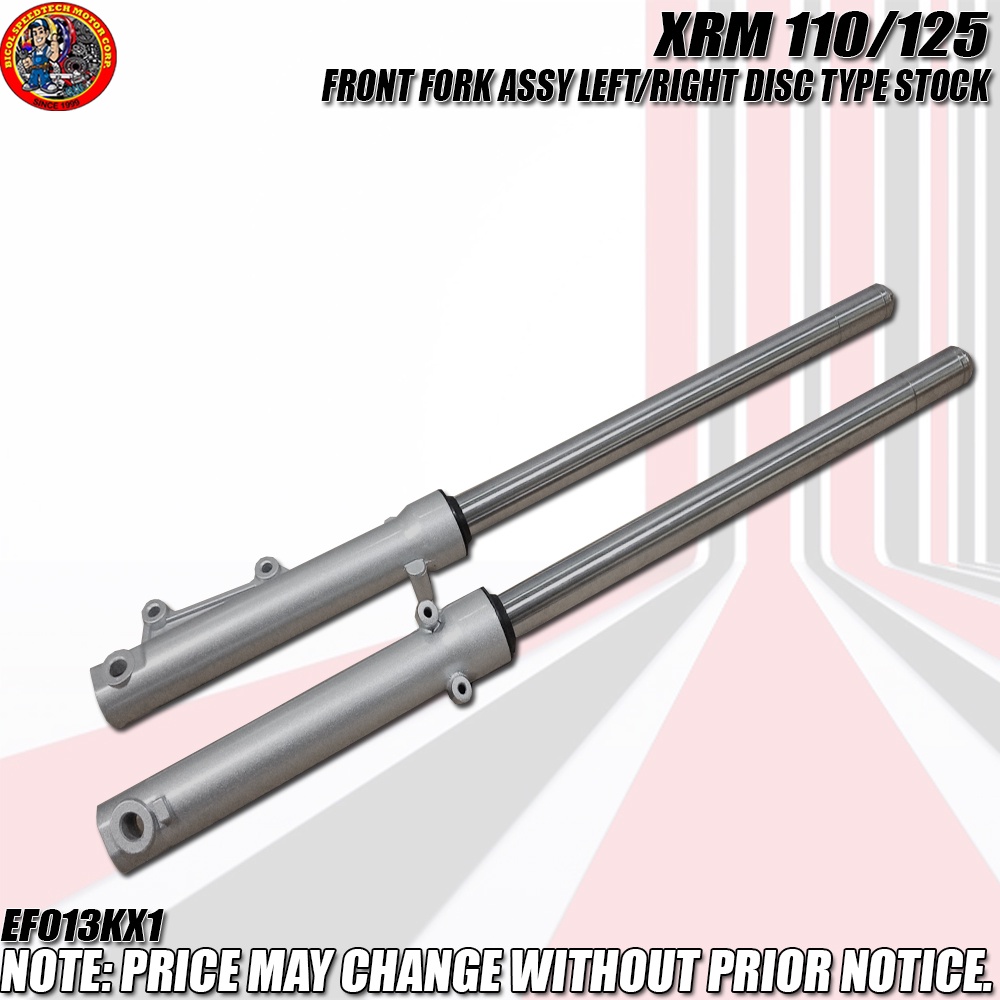 XRM 110 FRONT FORK ASSY LEFT/RIGHT DISC TYPE (EF013KX1) | Shopee Philippines