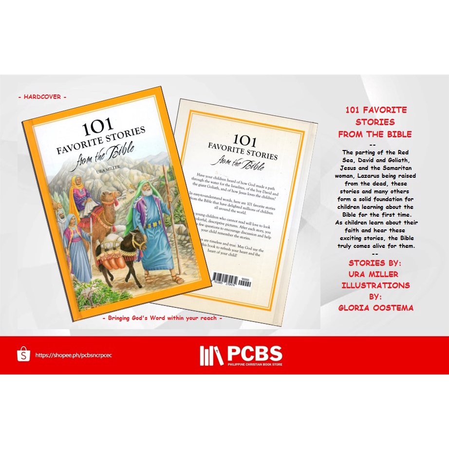 PCBS 101 Favorite Stories from the Bible (BIBLE STORY FOR KIDS ...