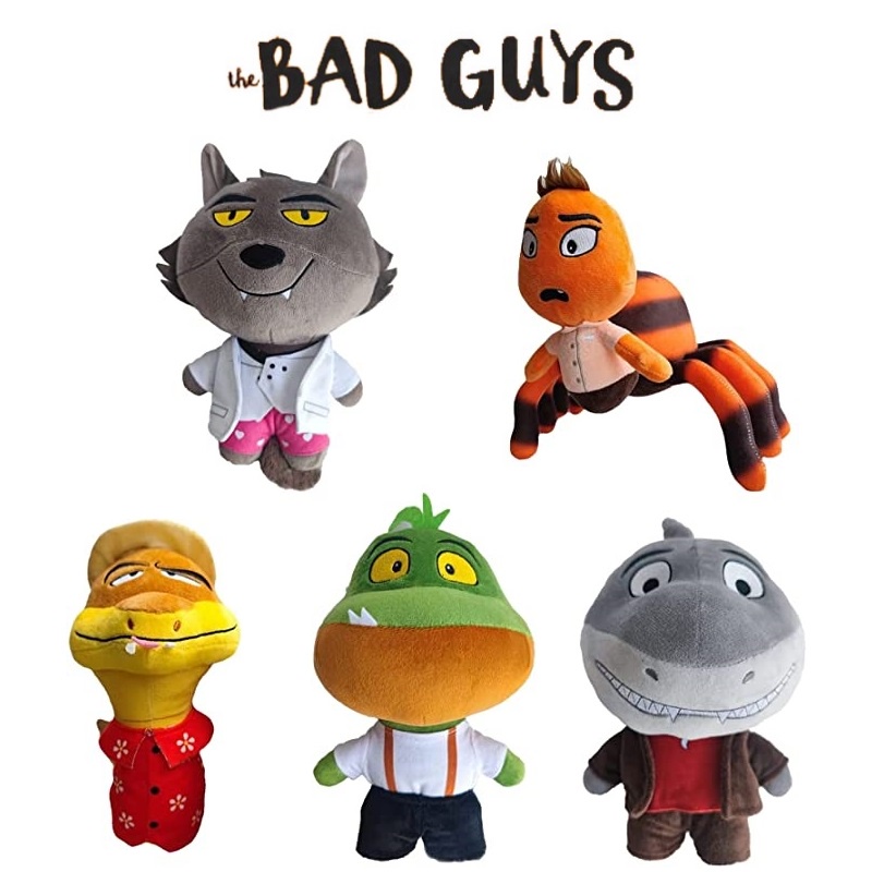 2022 The Bad Guys Plush Toy Hot Animated Movie Cartoon Character Ms ...