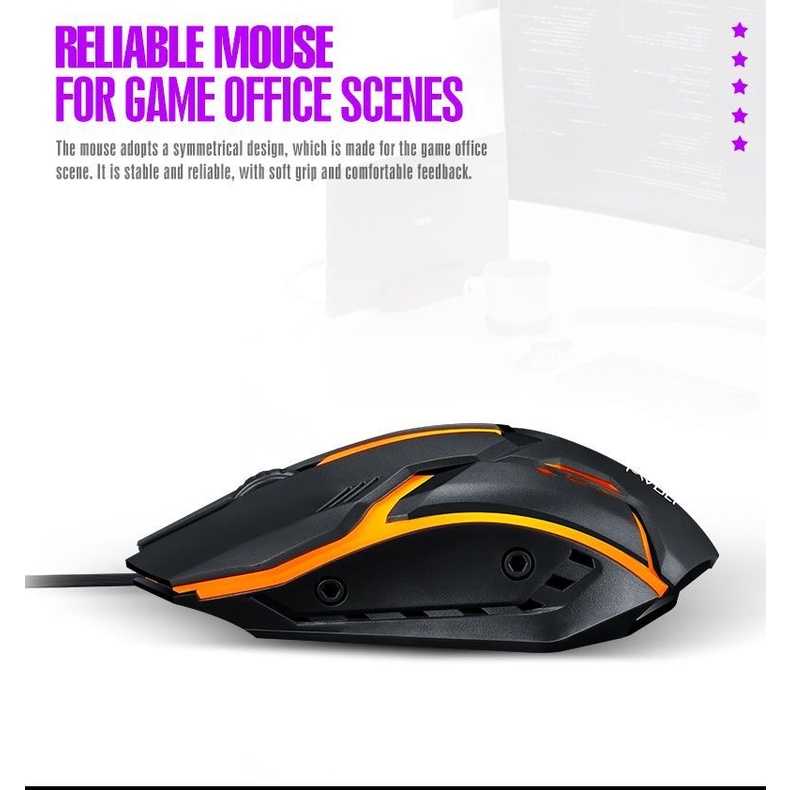 Allan Mechanic M200 Warwick USB LED Gaming Mouse | Shopee Philippines