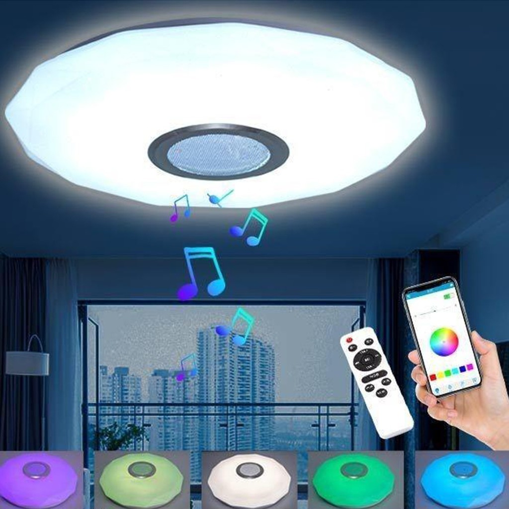 Led Colour Changing Ceiling Light With Remote Control | Shelly Lighting