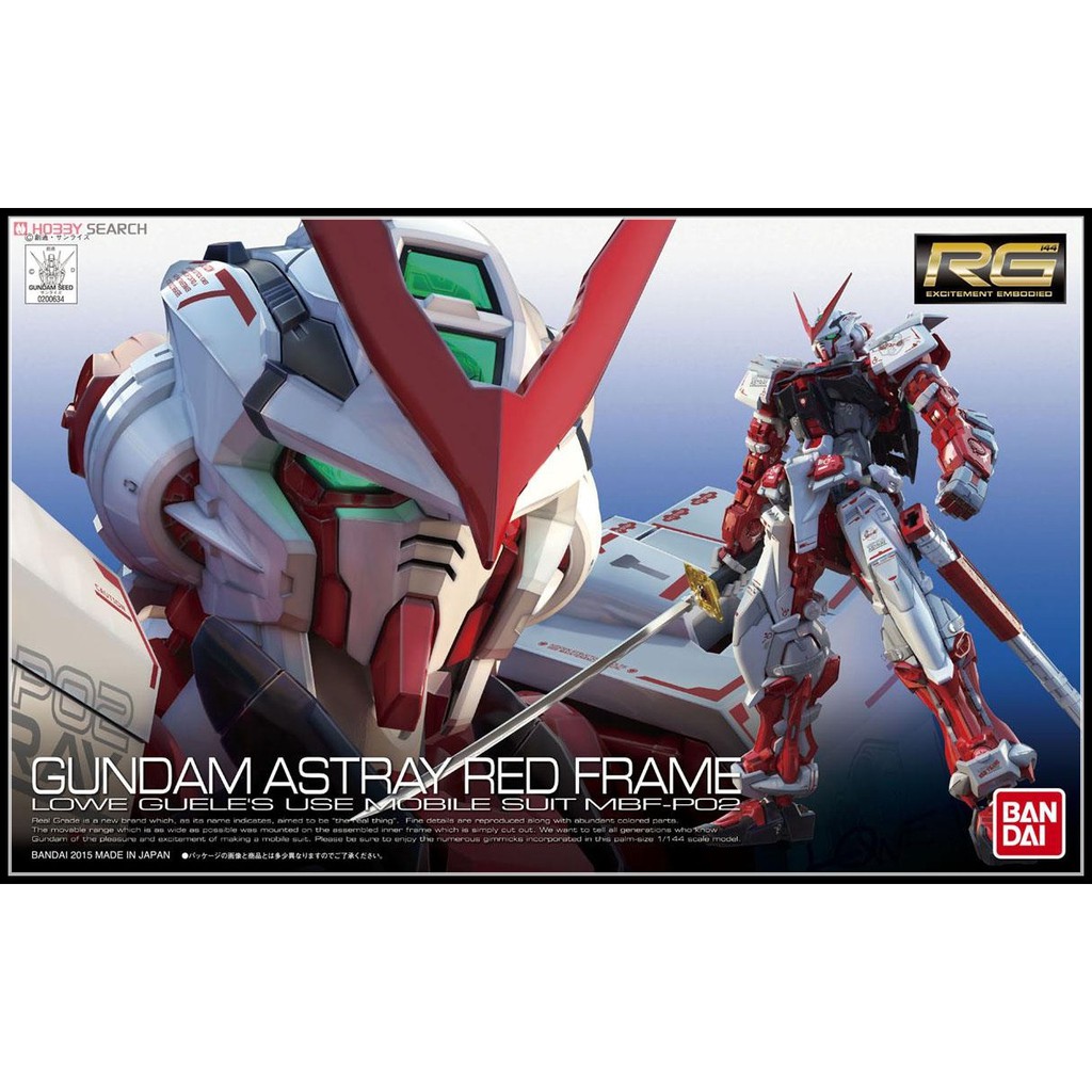 RG 1/144 Gundam Astray Red Frame | Shopee Philippines