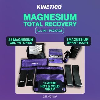 KINETIQQ Spray 100ml Magnesium Oil Body Spray For Daily Muscle Relief ...