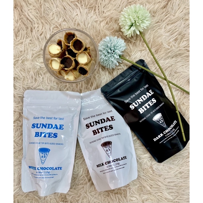 SUNDAE BITES Cone Tip Snacks | Shopee Philippines