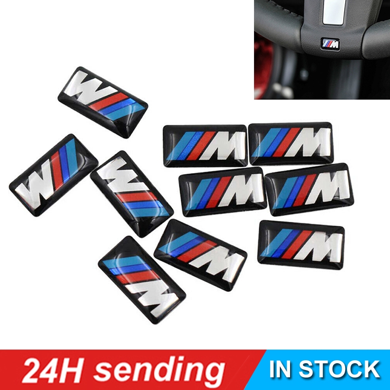 BMW Msport Sticker Steering Wheel Sport Rim Aluminium Sticker For BMW ...