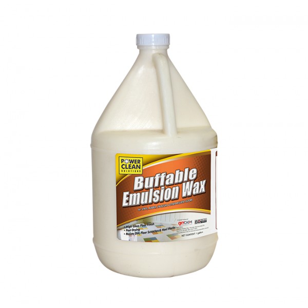 Buffable Emulsion Wax Regular for Vinyl, Rubber, Linoleum and other ...