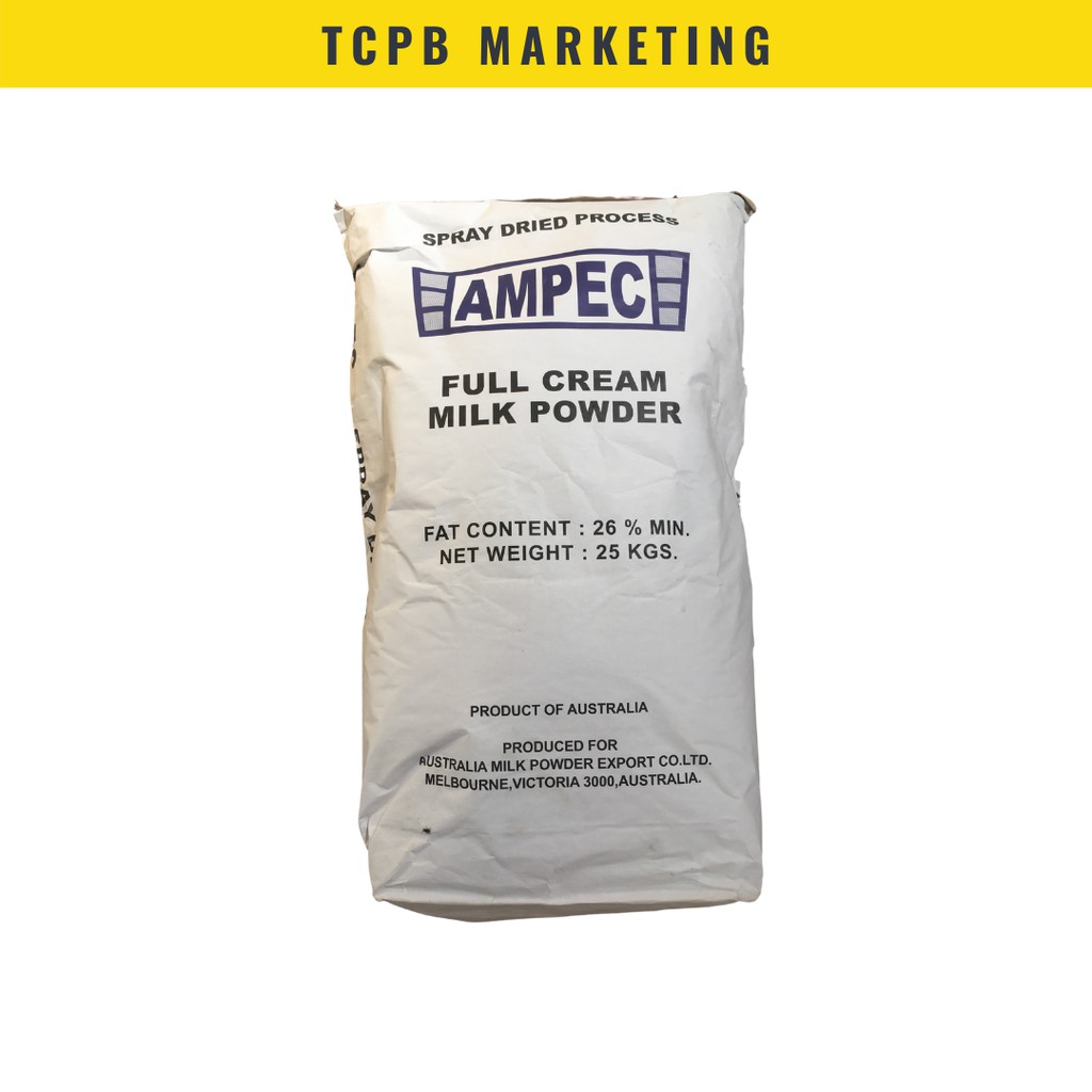 AMPEC Full Cream Milk Powder (25kgs) | Shopee Philippines