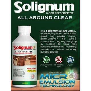 Solignum All Around Clear ️ 1 Liter ️ Anti-Termite Anay Amag Borers ...