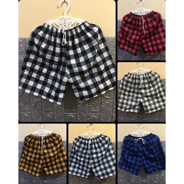 PAMBAHAY SHORT FOR ADULT || CHECKERED PRANELA | Shopee Philippines