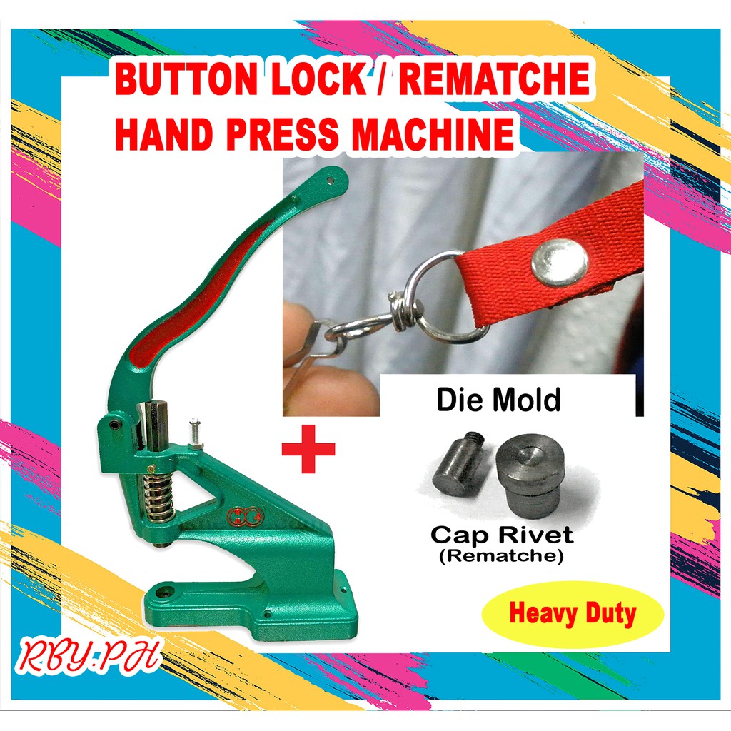 BUTTON LOCK / REMATCHE HAND PRESS MACHINE HEAVY DUTY | Shopee Philippines