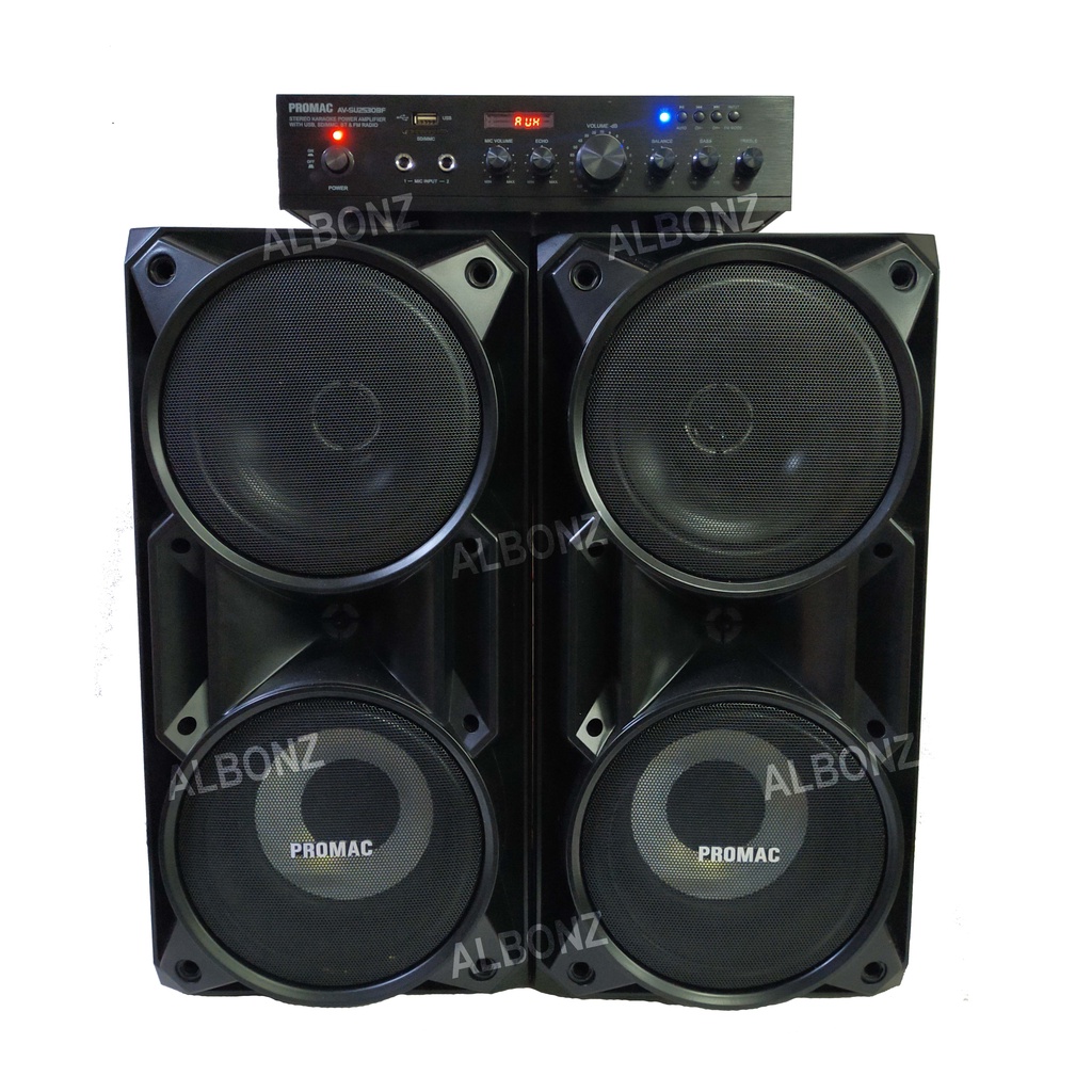 Promac HAS 6530BT with Bluetooth Home Karaoke Speaker | Shopee Philippines