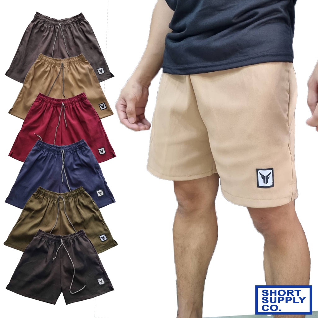 Twill Semi Maong Shorts (Plain Designs / Above The Knee / Unisex ...