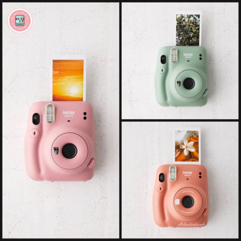 Instax mini 11 sage green, rose and rust color camera (ONHAND) | Shopee ...