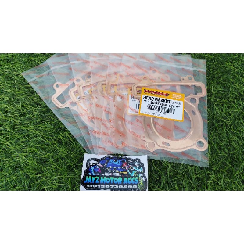 COPPER CYLINDER HEAD GASKET FOR SNIPER 150 57mm/59mm | Shopee Philippines