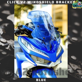 Aerox / Click V2 Windshield Visor w Bracket Adjustable Zhi.Pat ...