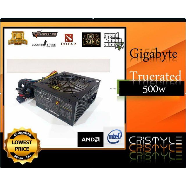 Power supply 500w/600w Truerated Branded PSU | Shopee Philippines