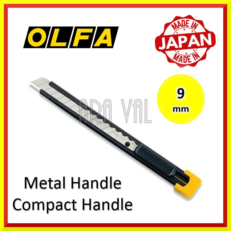 Olfa Cutter S/20 Metal Handle Compact Handle Cutter Made in Japan ...