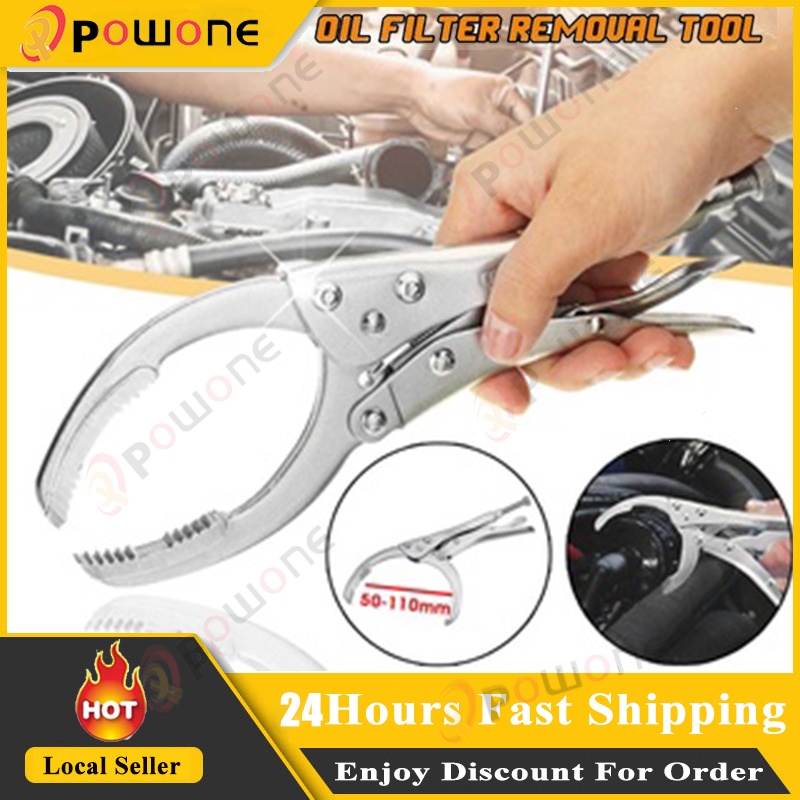 POWONE Car Oil Filter Plier Remover Wrench Vice Locking Grip Vise ...