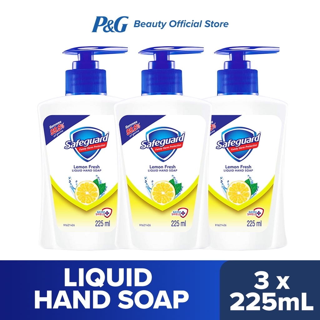 Safeguard Lemon Fresh Liquid Hand Soap 225ml Trio Shopee Philippines
