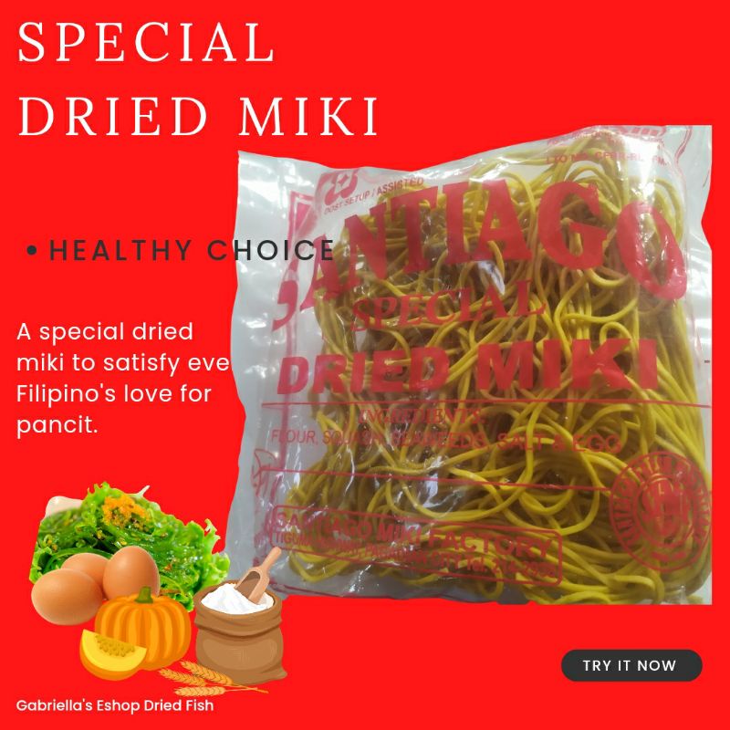 Must Try New Special Dried Miki Noodles Pancit Bihon Guisado Soup Lomi ...