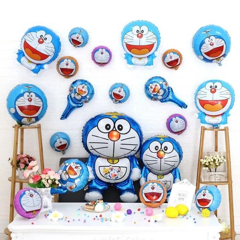 Doraemon theme Balloon 105*66CM Kids Birthday Party Foil Balloons Best ...
