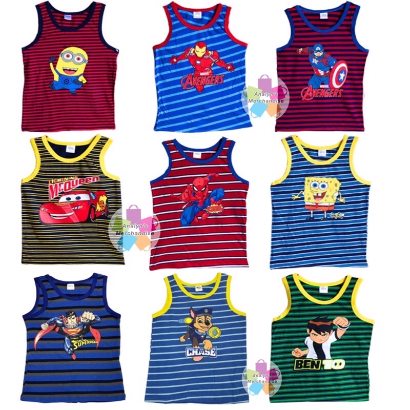 SALE!! Character Sticker Sando for Kids- ANALYN'S MERCHANDISE | Shopee ...