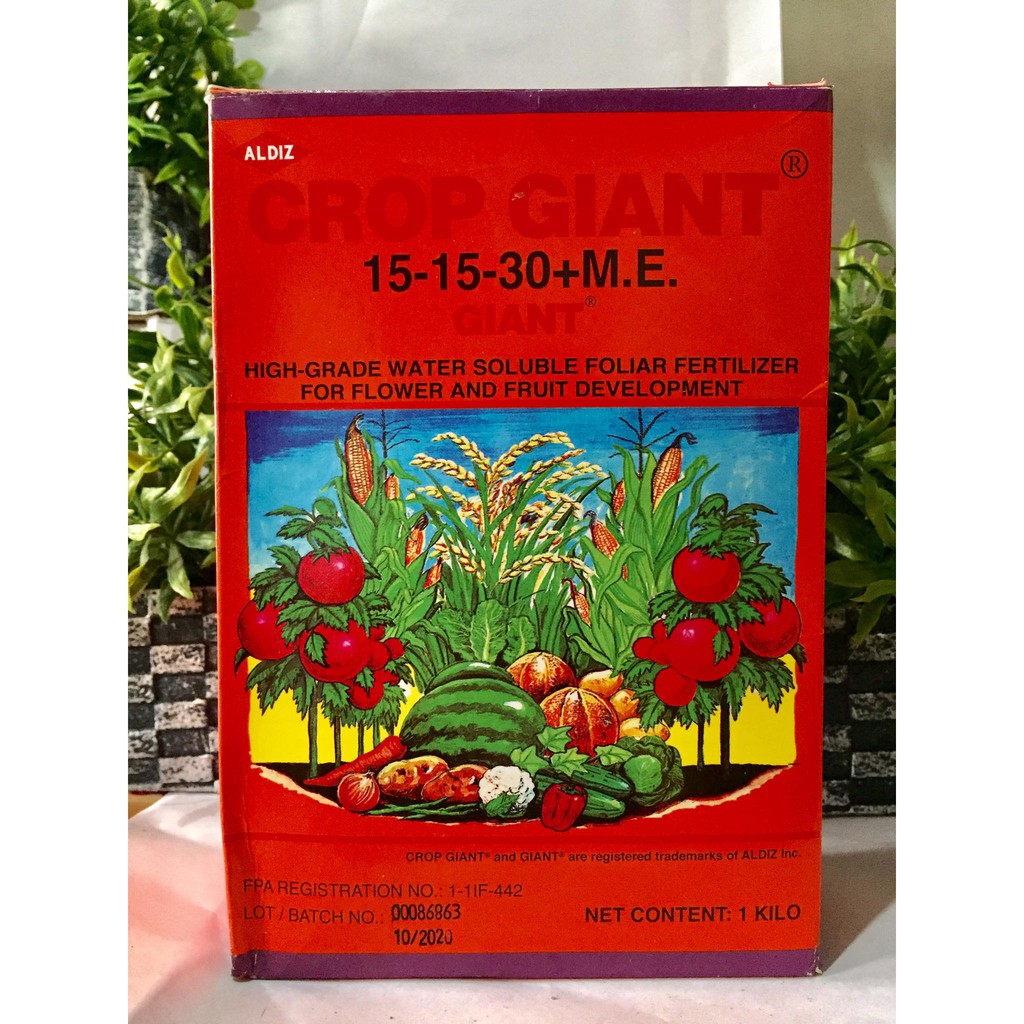 Crop Giant 15-15-30+M.E 1kg | Shopee Philippines