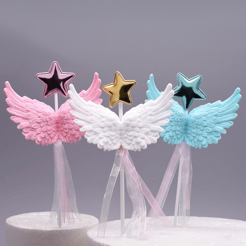 Star Wings Cake Topper Stars cupcake toppers | Shopee Philippines