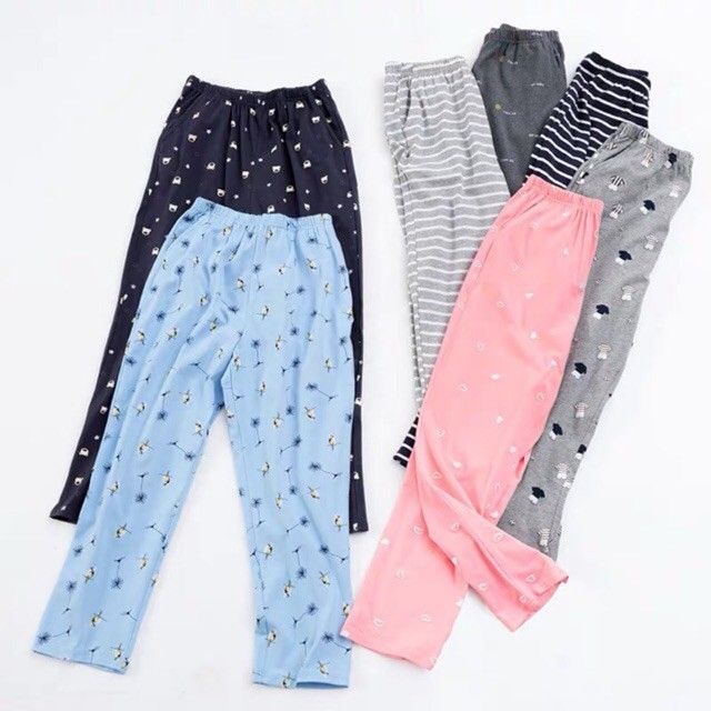 Pajama Assorted design for Men and Women (fit 24-27waist) | Shopee ...