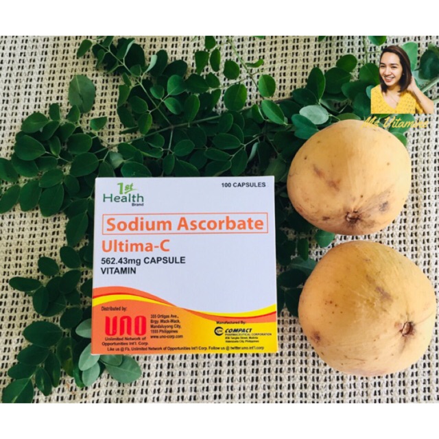 Ultima-C (Sodium Ascorbate) 562.43mg 100%Original | Shopee Philippines