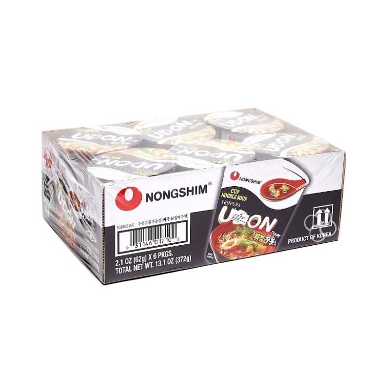 Nongshim Tempura Udon Cup Noodle Soup 6 X 62g Shopee Philippines