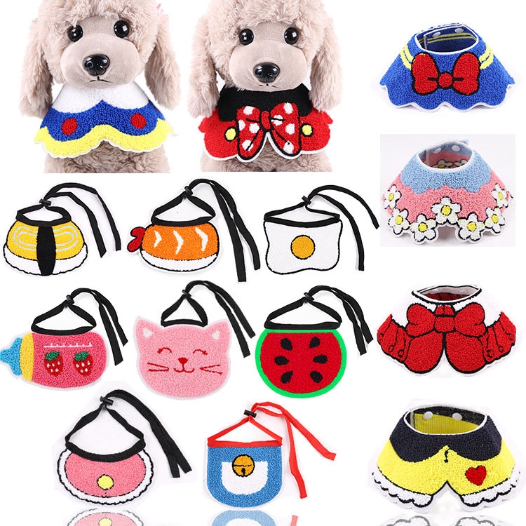 Dog Bibs Cat Scarf Bandana Bibs For Small Dogs Adjustable Pet ...