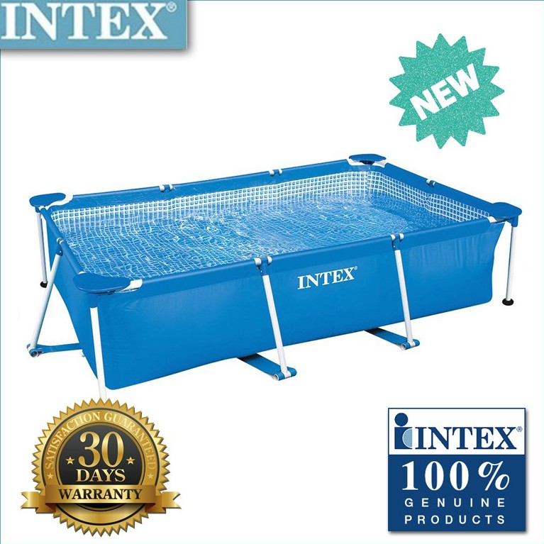 Intex 28270 Rectangular Frame Pool 2.2m x 1.5m x 60 cm | Shopee Philippines