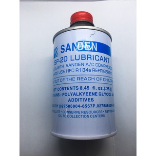 COMPRESSOR OIL SANDEN SP-20 LUBRICANT | Shopee Philippines