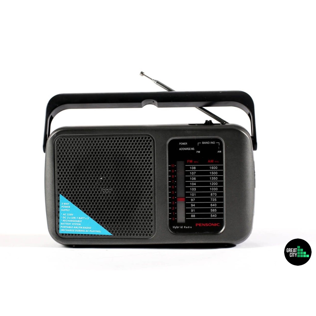 Pensonic Hybrid Rechargeable AM/PM Radio Radio | Shopee Philippines
