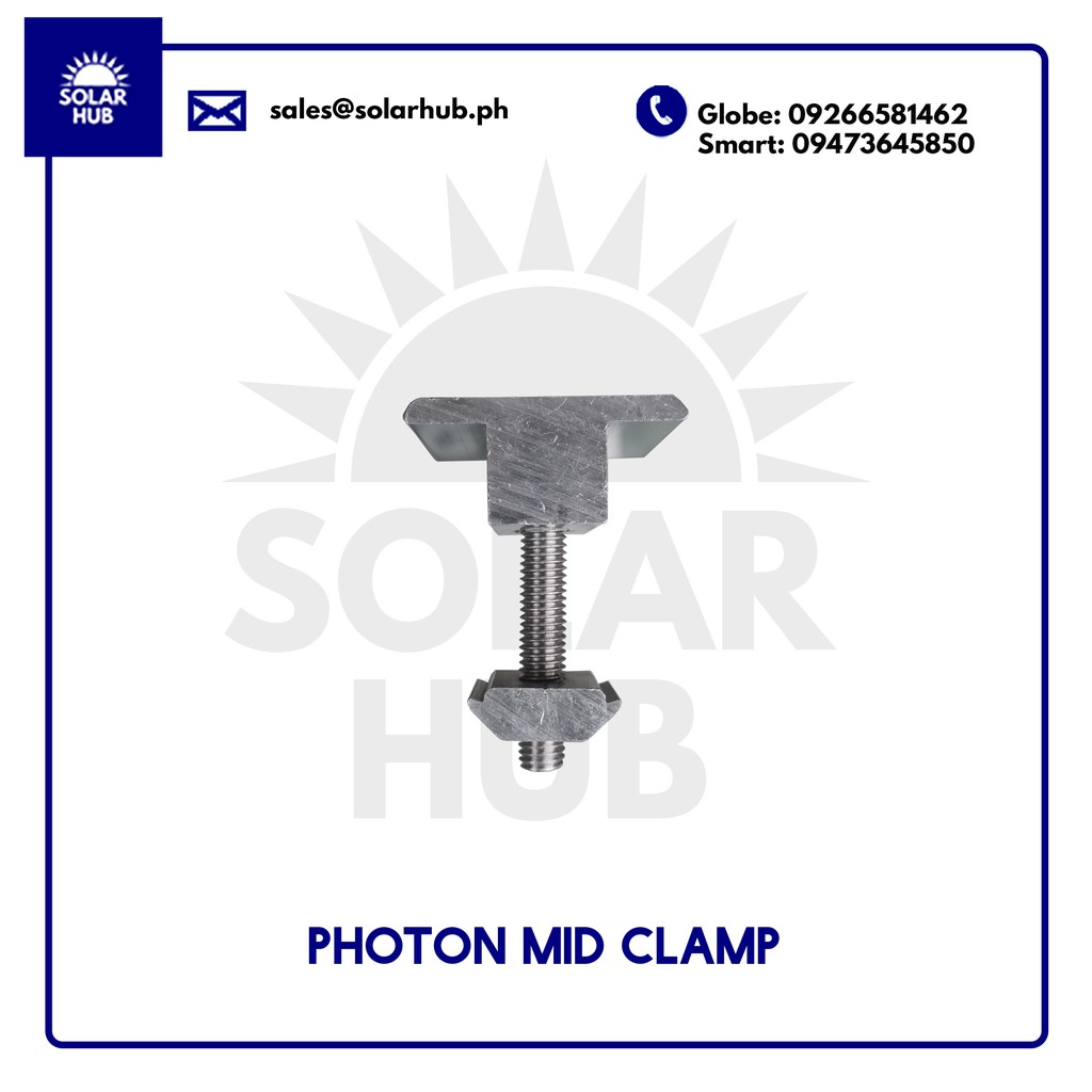 Photon Mid Clamp PV Solar Panel Frame Mounting Structure(Photon ...