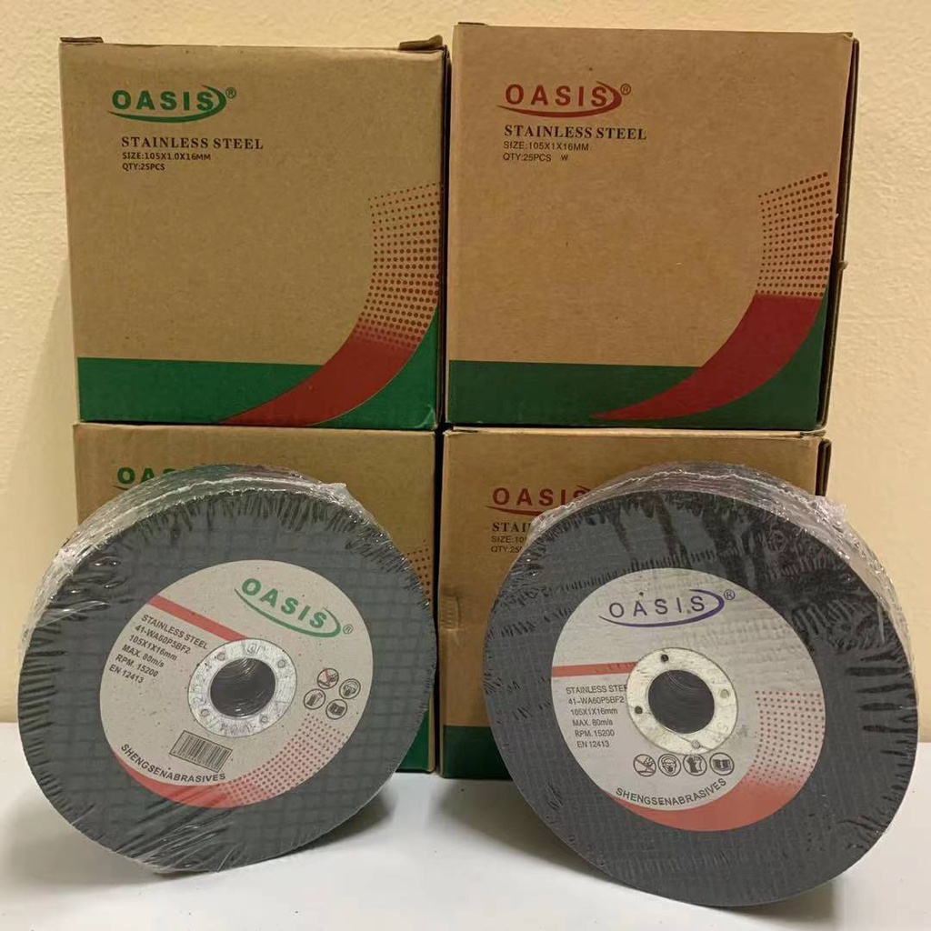 Original Oasis Cutting Disc Per Box 25 pcs. For Metal Iron Stainless ...