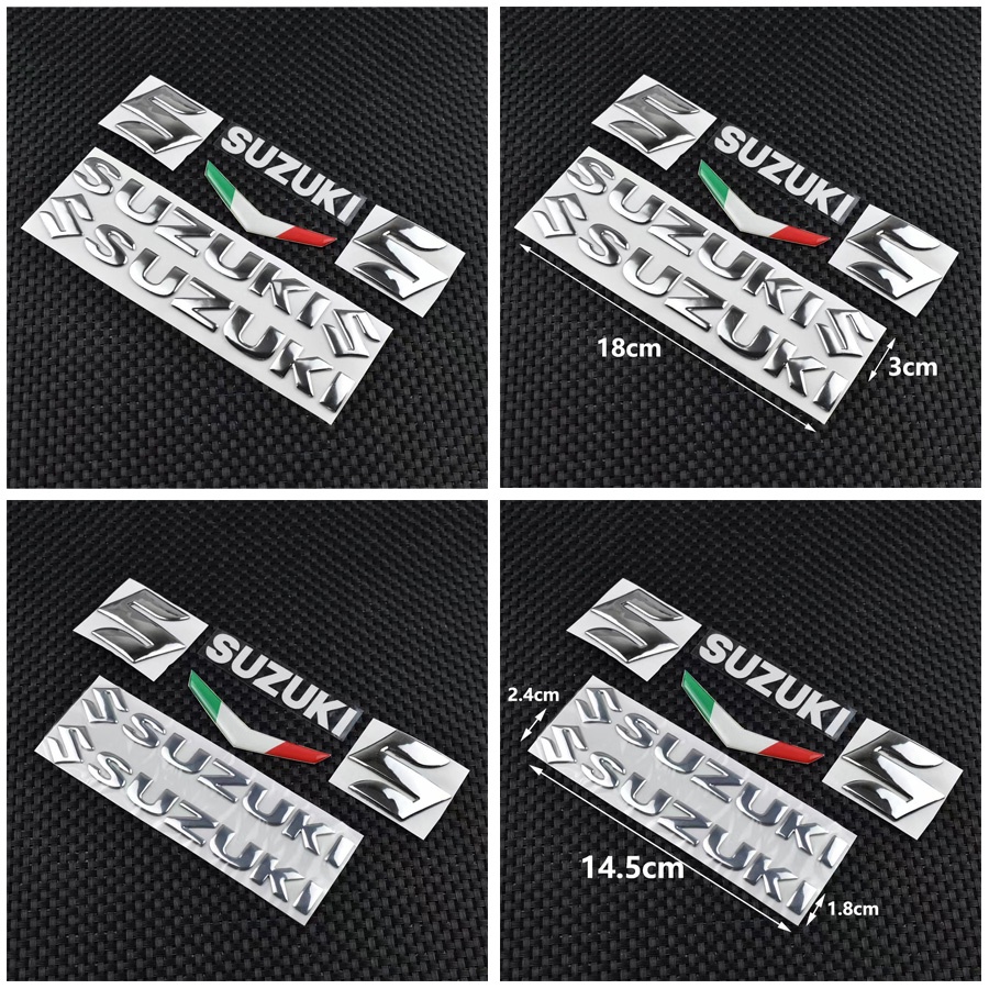 3D Moto Motorcycle Sticker Logo Tank Decals For Suzuki Gsxr 1000 Sv650 ...