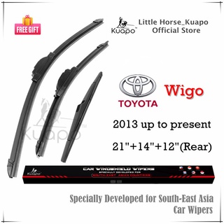 (Front+Rear 3pcs) Toyota Wigo Wiper Blade Set for 2013 to 2022 model ...