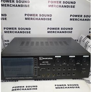 Sakura AV-735 Stereo Mixing Amplifier (Original) | Shopee Philippines