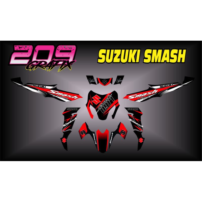 Suzuki smash 115 decals | Shopee Philippines