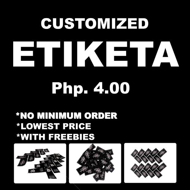 ETIKETA 01 by Superstar custom prints 4 PESOS ONLY !!! 20 | 40 | 60 ...