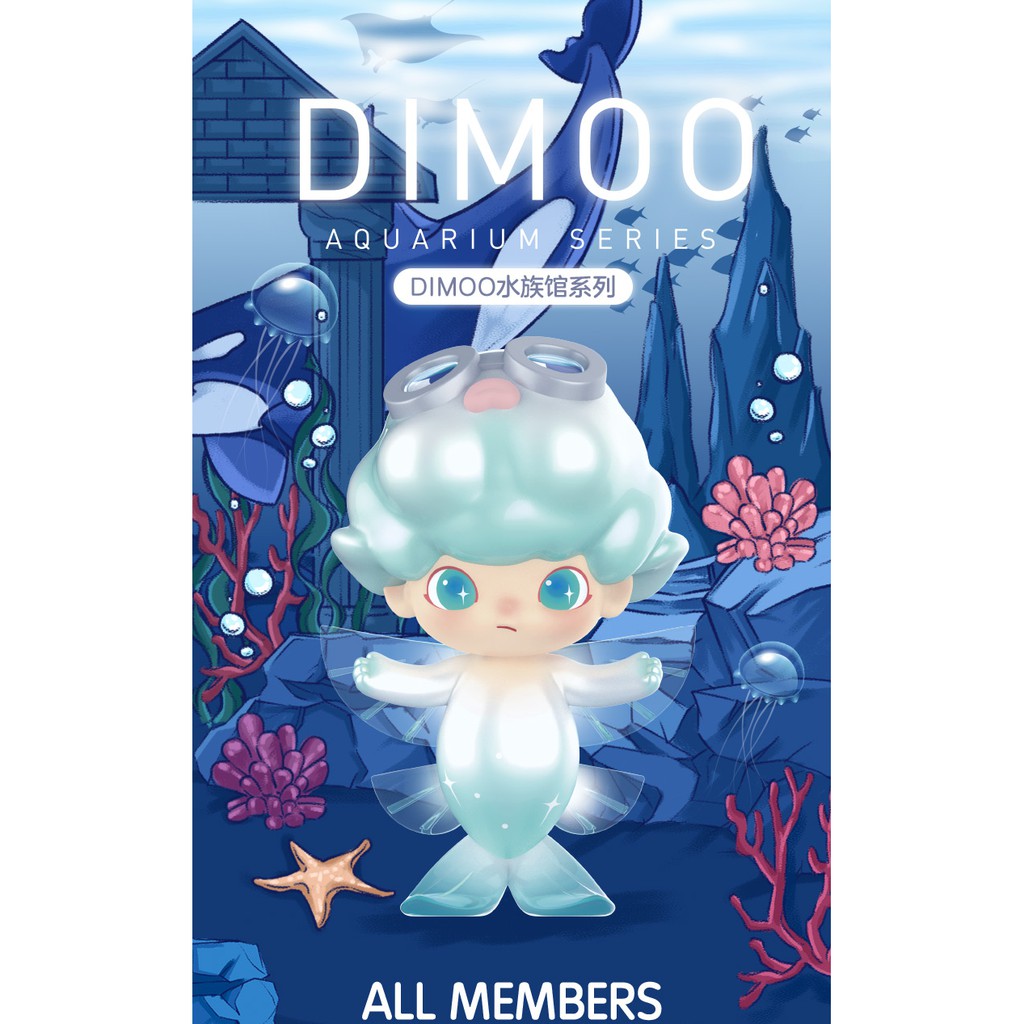 GENUINE POP MART DIMOO AQUARIUM SERIES BLIND BOX | Shopee Philippines