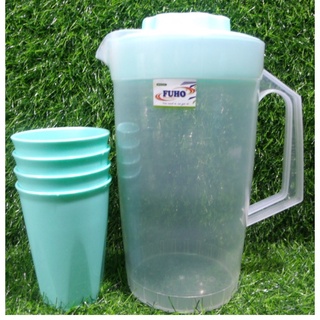 BP FUHO 2.5 Liters Water Pitcher Tumbler Set Pitsel Pastel Color ...