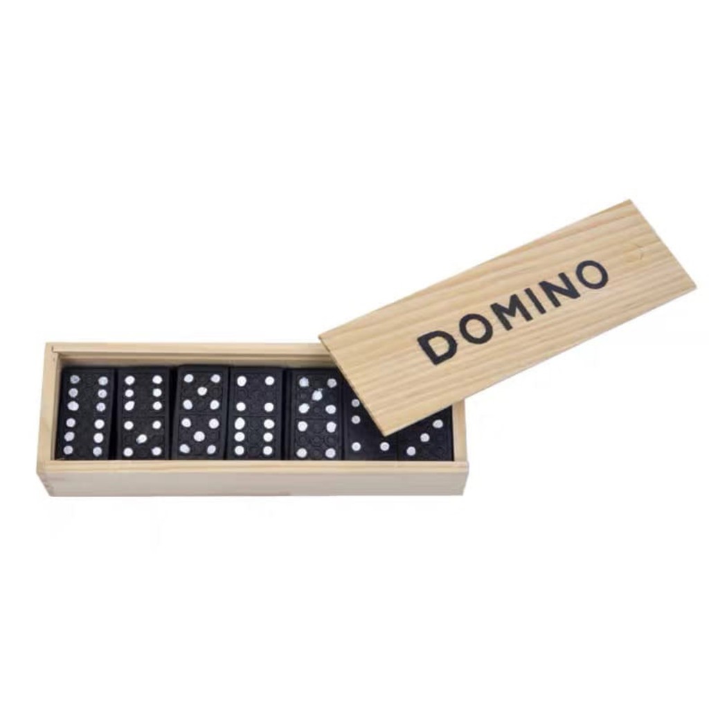 Wooden box packing 28pcs Domino/mikado | Shopee Philippines