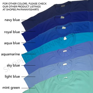 Plain Round Neck Shirt | Softex Whistler | Navy Blue RBlue AqBlue ...