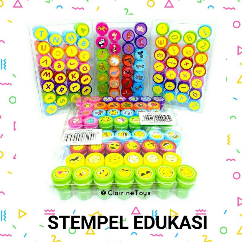 Educational Stamp - Letters Stamp - Number Stamp - Emoticon Stamp ...