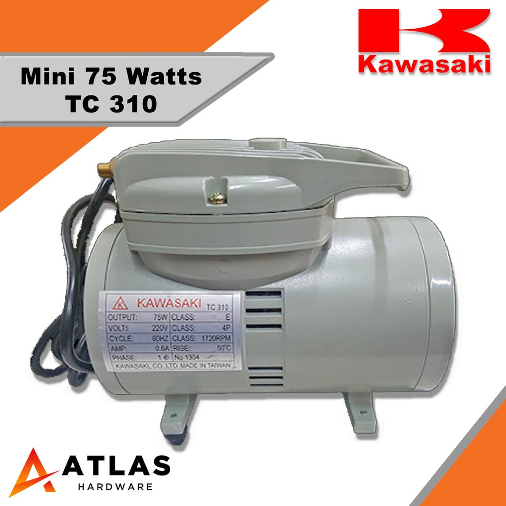 Kawasaki Mini Air Compressor 75W TC310 | Shopee Philippines